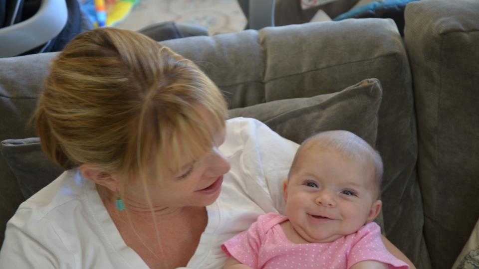 Eileen's past 8 months: Bonding with baby Hazel