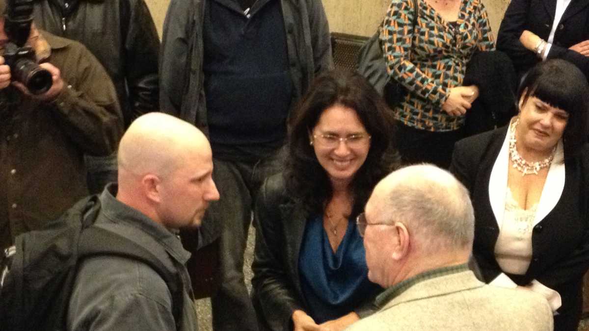 Photos: Victims' family members react to Hirschfield sentencing