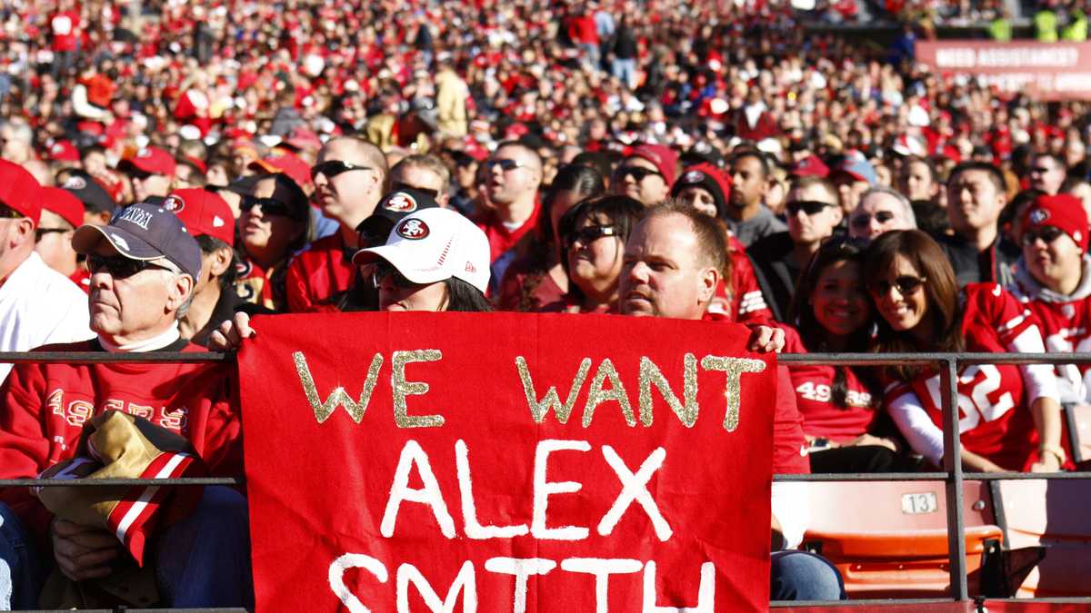 San Francisco 49ers fans: Then and now