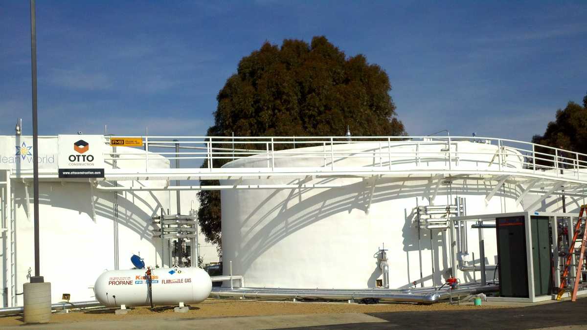 Photos: Bio-digester turns food waste into energy