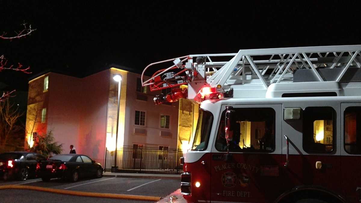 Photos: About a dozen occupants evacuated in Motel 6 fire