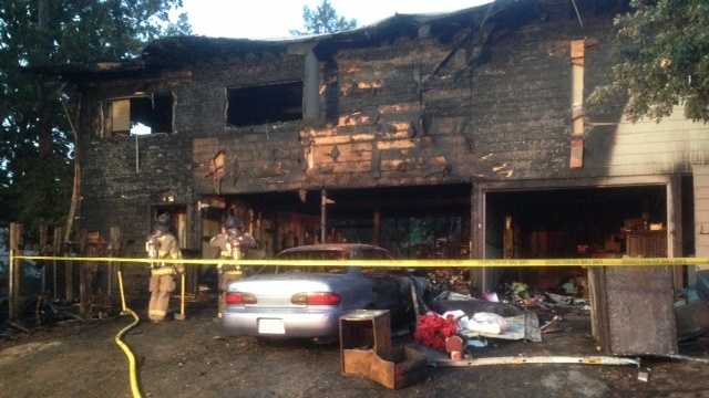Photos: House catches fire in Rocklin