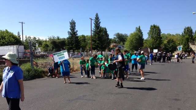 Photos: Marching to a beat of service, care