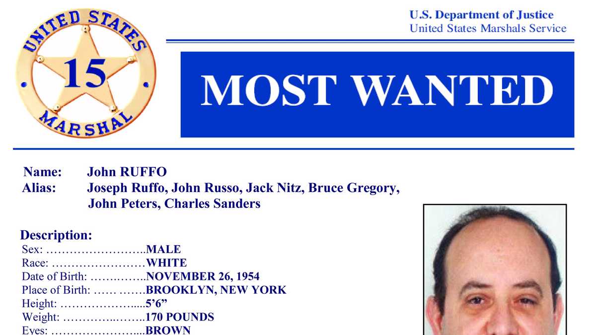Photos: US Marshals 15 most wanted fugitives