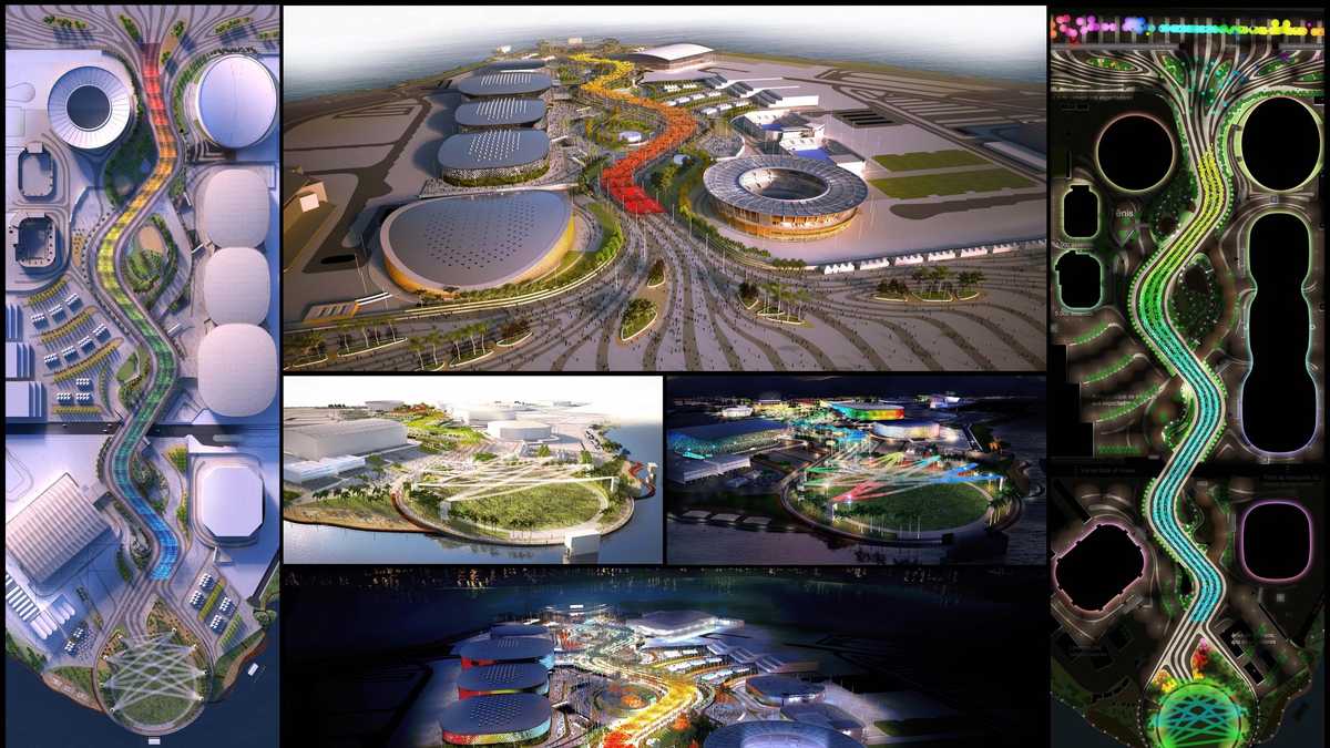 Photos: AECOM displays architectural designs