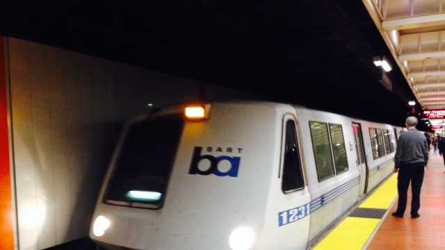 Fire forces evacuation of BART train