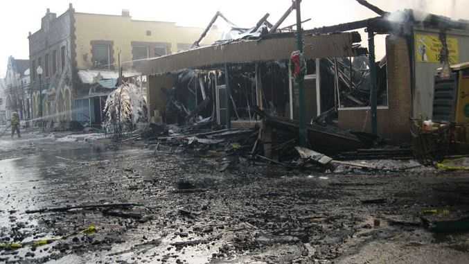 Photos: Quincy fire destroys several buildings