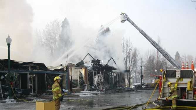 Photos: Quincy fire destroys several buildings