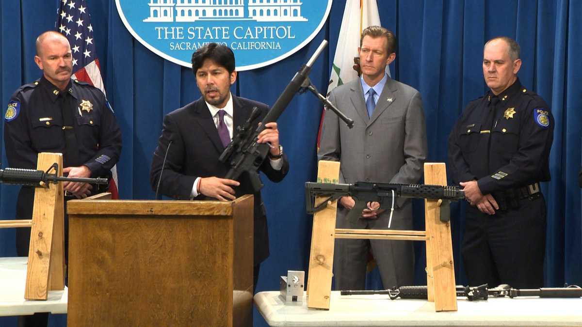 Photos: Senator authors bill that would ban 'ghost guns'