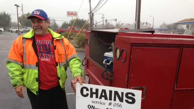 Chain controls, rare this winter, predicted on I-80 into Thursday