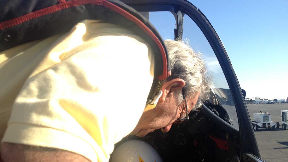 Photos: Brian Hickey's flight with Eddie Andreini