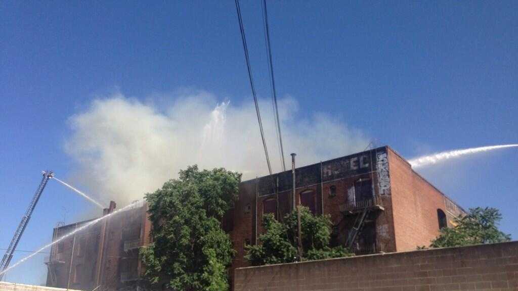 No indication of collapse at historic building fire