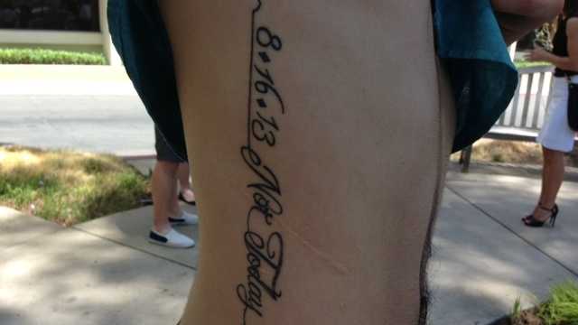 Photos: Rescued teen's tattoo helps promote CPR awareness