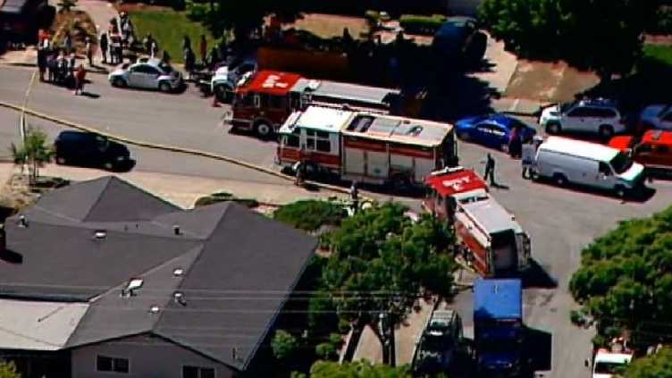 Photos: 3-alarm fire in Sunnyvale