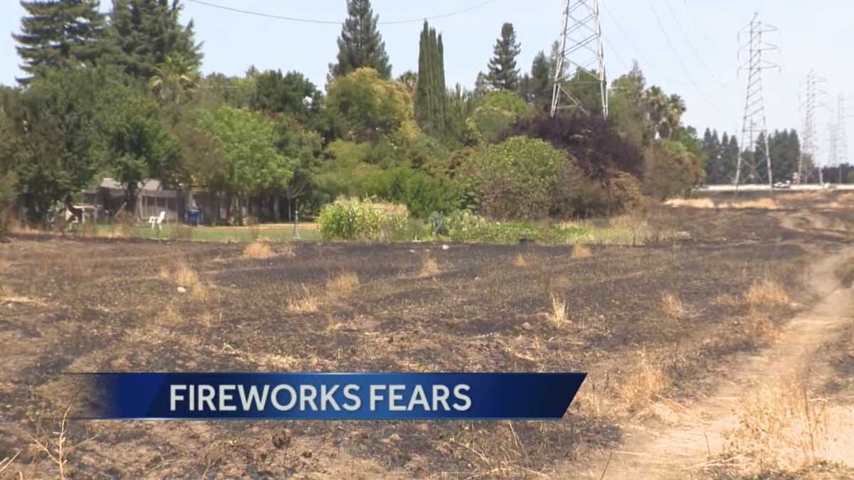 Natomas grass fire sparks concern of firework danger