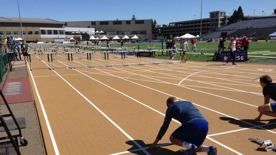 Major races but light crowds noted on second track day