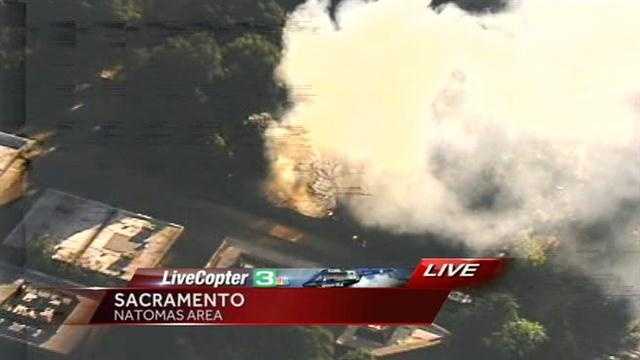 Natomas fire may have burned at least 1 building