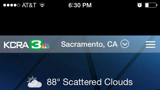Tour the KCRA 3 First Alert Weather app