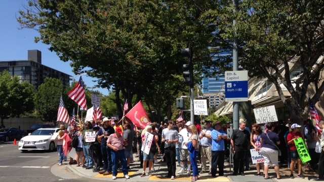Photos: Crowds gather to protest Mexican president