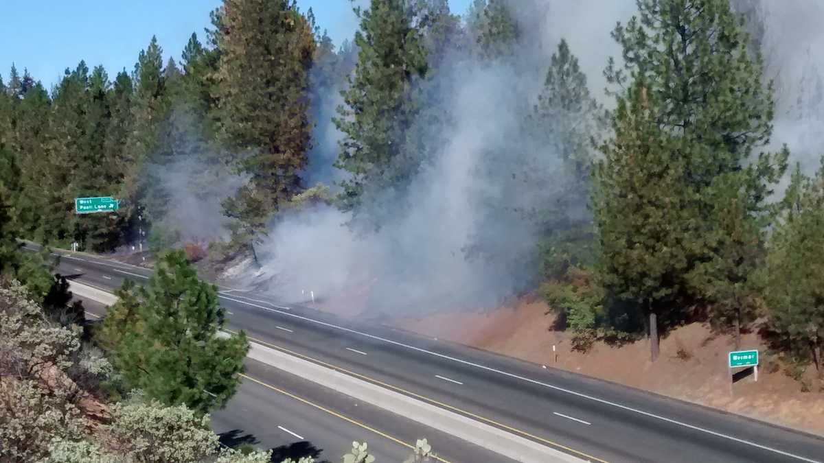 Photos: Smoke pours from Placer County spot fires