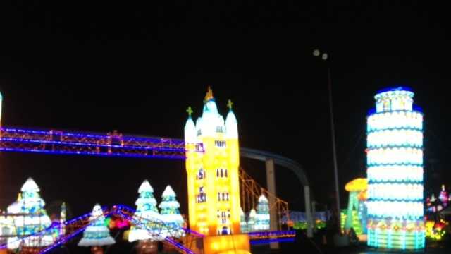 Lights twinkle at Cal Expo's Global Winter Wonderland