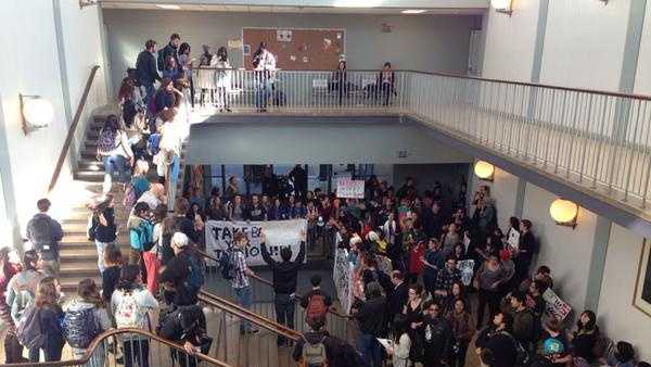 Photos: UC Davis students walk out, march in tuition protest