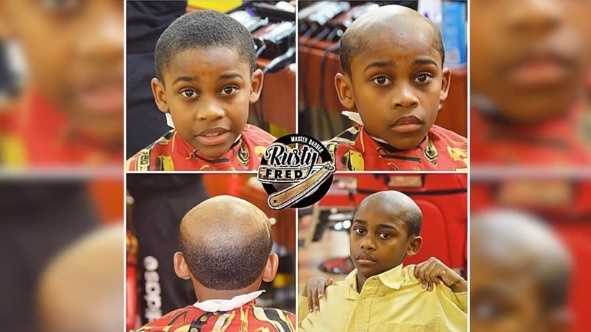 Barber offers 'Benjamin Button' haircut for misbehaving boys