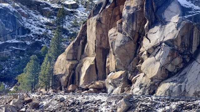 Photos: An up-close-and-personal look at the Donner Pass landslide