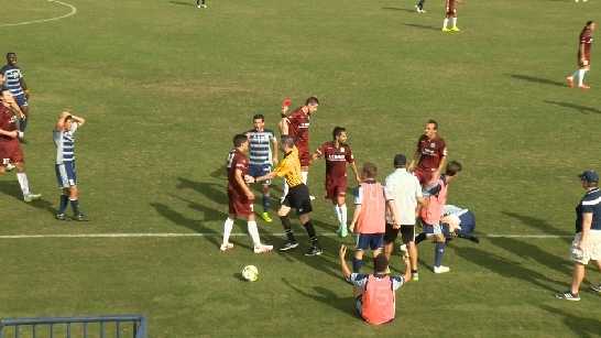 Republic FC, Davis game ends in red card, forfeit
