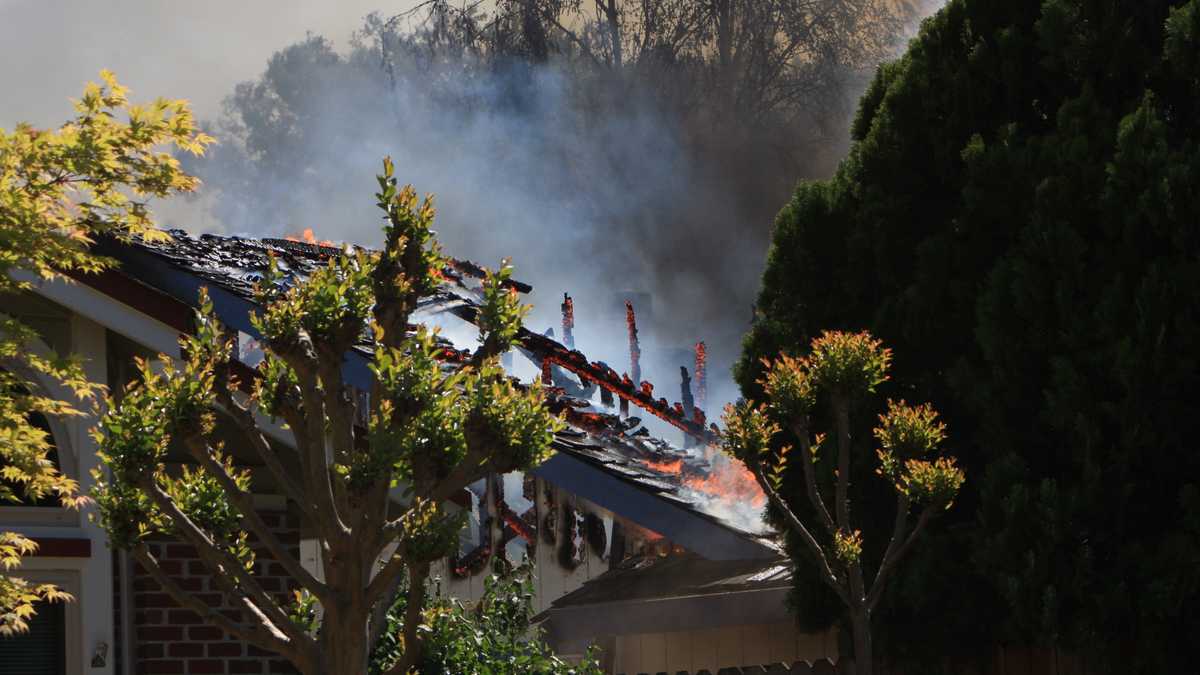 Photos: Antelope home gutted by wind-driven fire