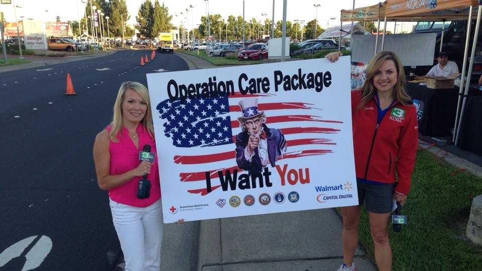 Photos: Operation Care Package raises items for US troops