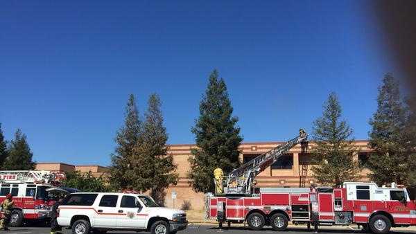 Fire forces evacuations at Modesto high school