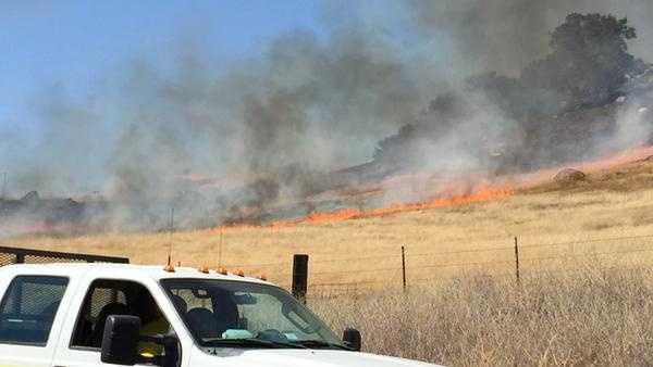 100-acre wildfire near Coloma 75 percent contained