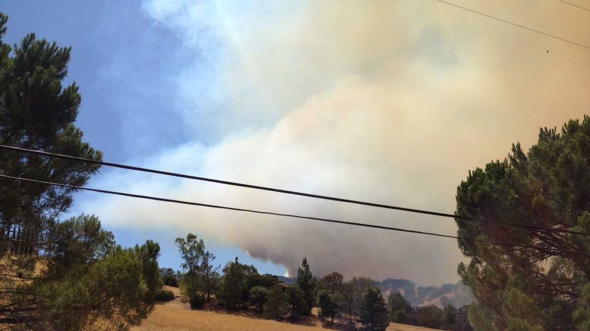 Photos: Massive wind-fueled fire grows near Lake Berryessa