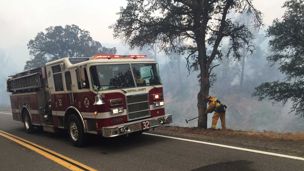 Photos of explosive wildfire in Lake County