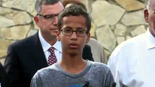 Family of Muslim teen seeks $15M in clock incident