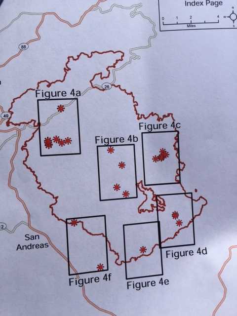 Officials map 133 mudslide danger zones for Butte, Valley fires