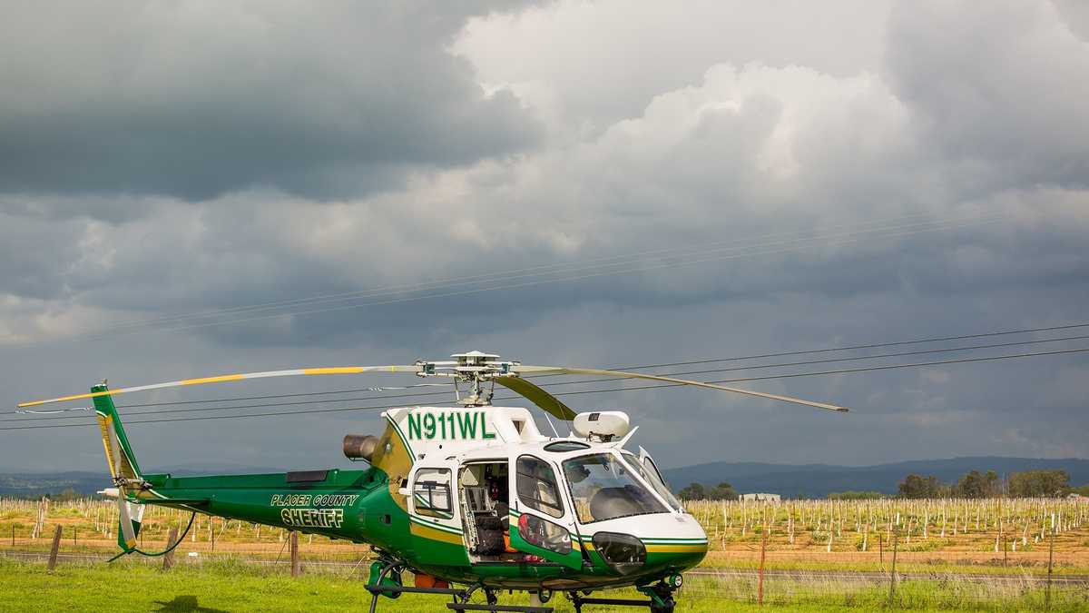 Placer Co. Sheriff's Dept. helicopter has hard landing