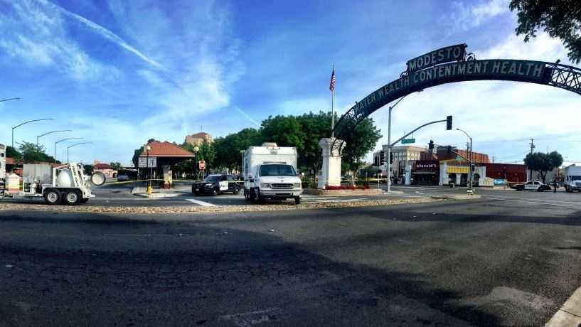 Package deemed safe at Modesto Transit Center
