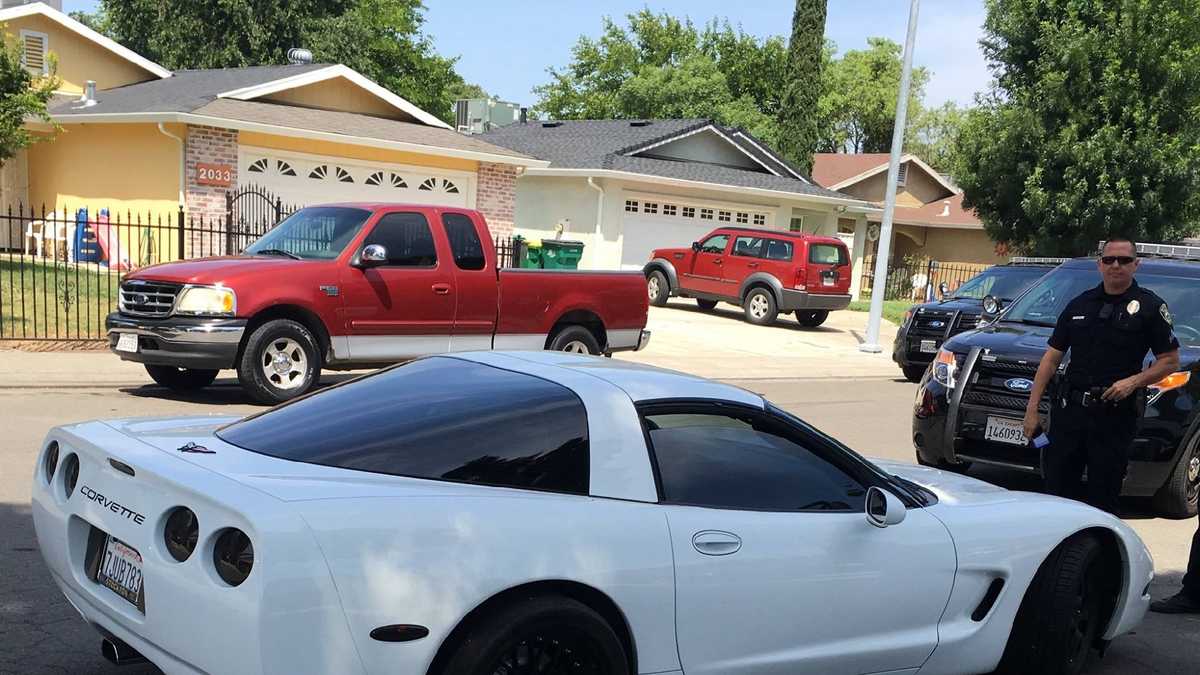 Photos: Stockton police detain cars from illegal sideshow