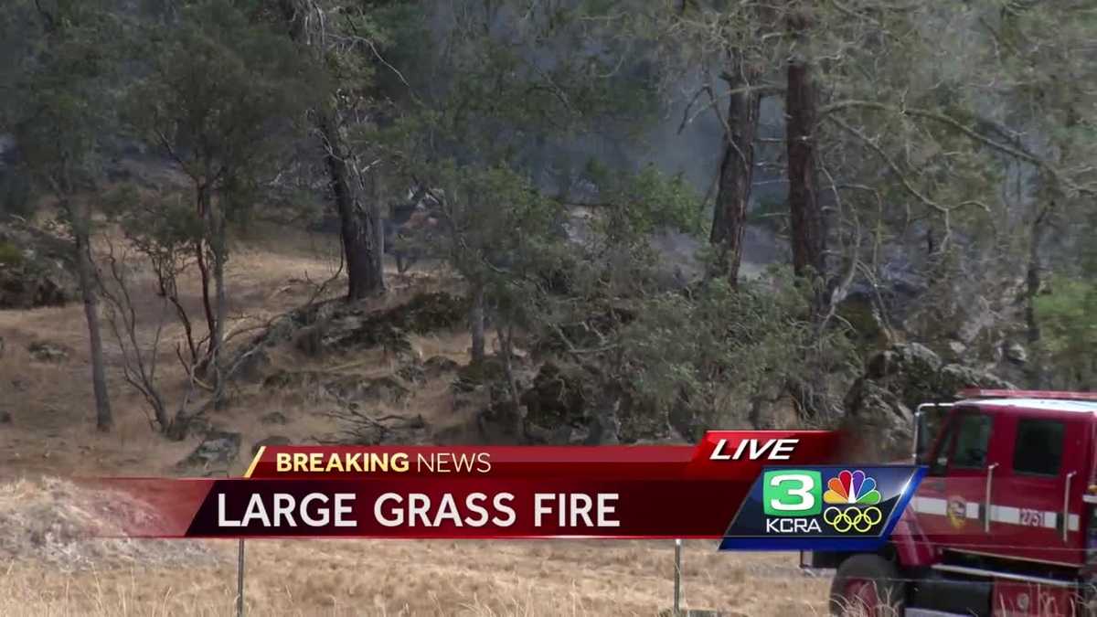 Lawn mower sparks grass fire in Calaveras County