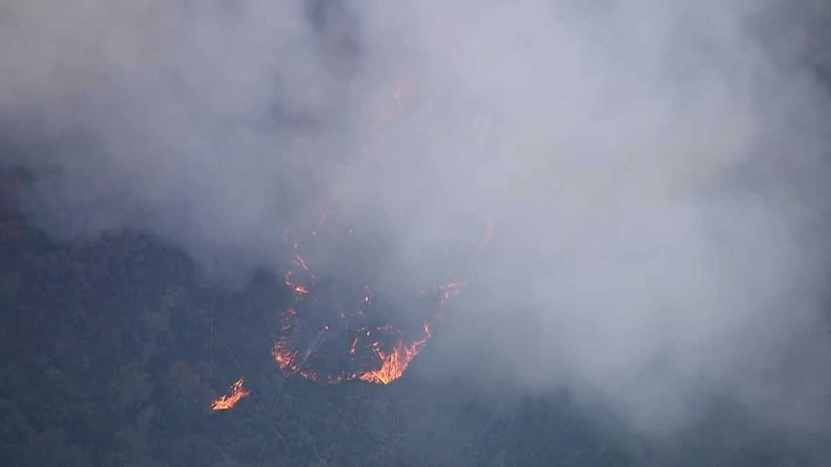 Photos show bird's eye view of Foresthill wildfire