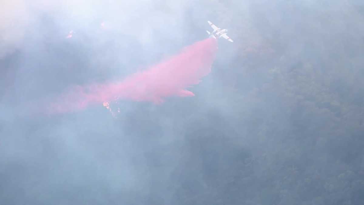 Photos show bird's eye view of Foresthill wildfire