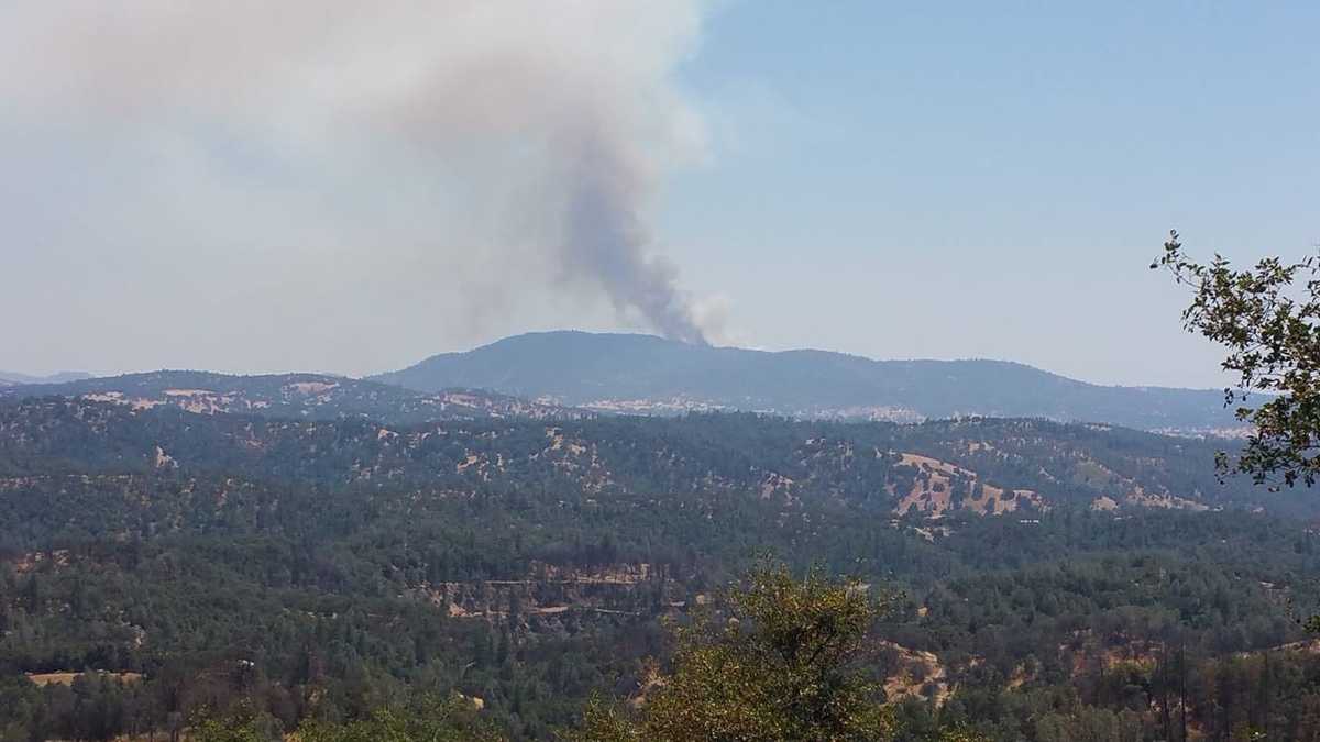 Photos: Different views of wildfire in Calaveras County