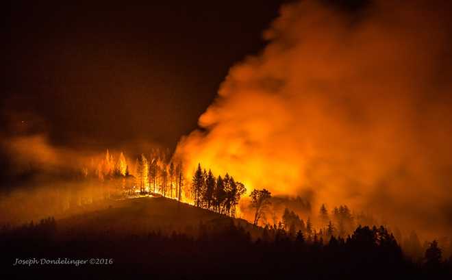 Stunning photos show different side of Foresthill wildfire
