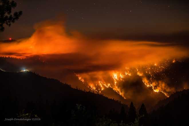 Stunning photos show different side of Foresthill wildfire