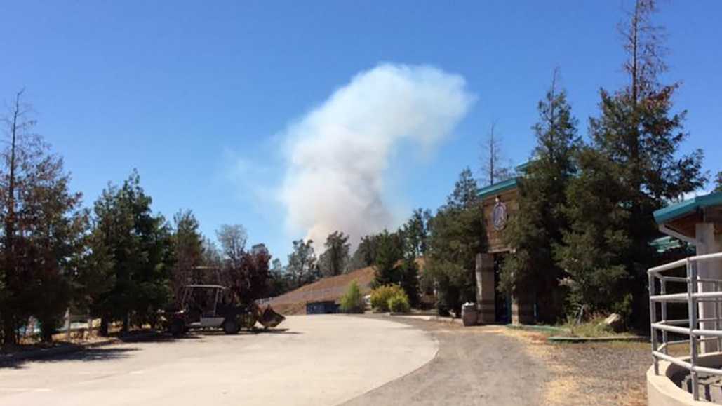 Crews battle two wildfires burning in Calaveras County