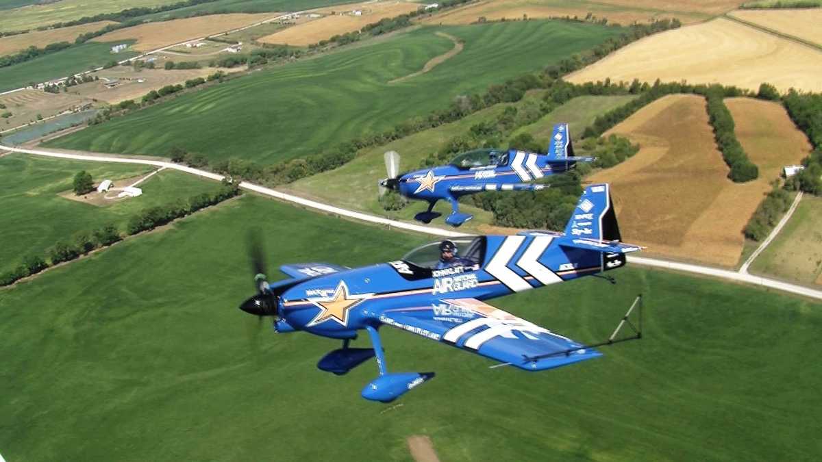 Photos: Aerobatic plane gets reporter's adrenaline rushing