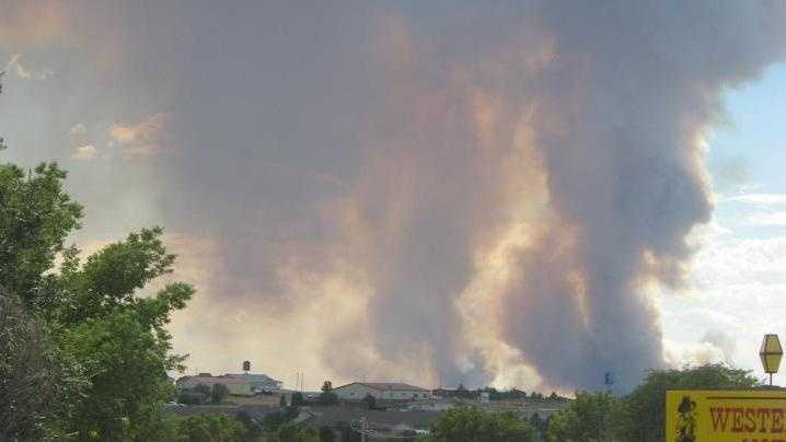 Wildfire prompts evacuations in Neb. Pine Ridge area