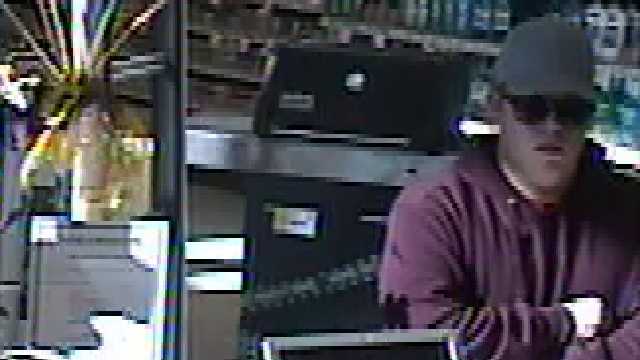 Bank robber description: Band-Aids on his fingers